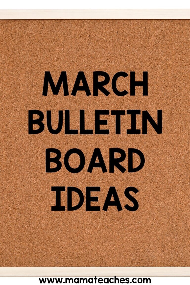 March Bulletin Board Ideas - Mama Teaches