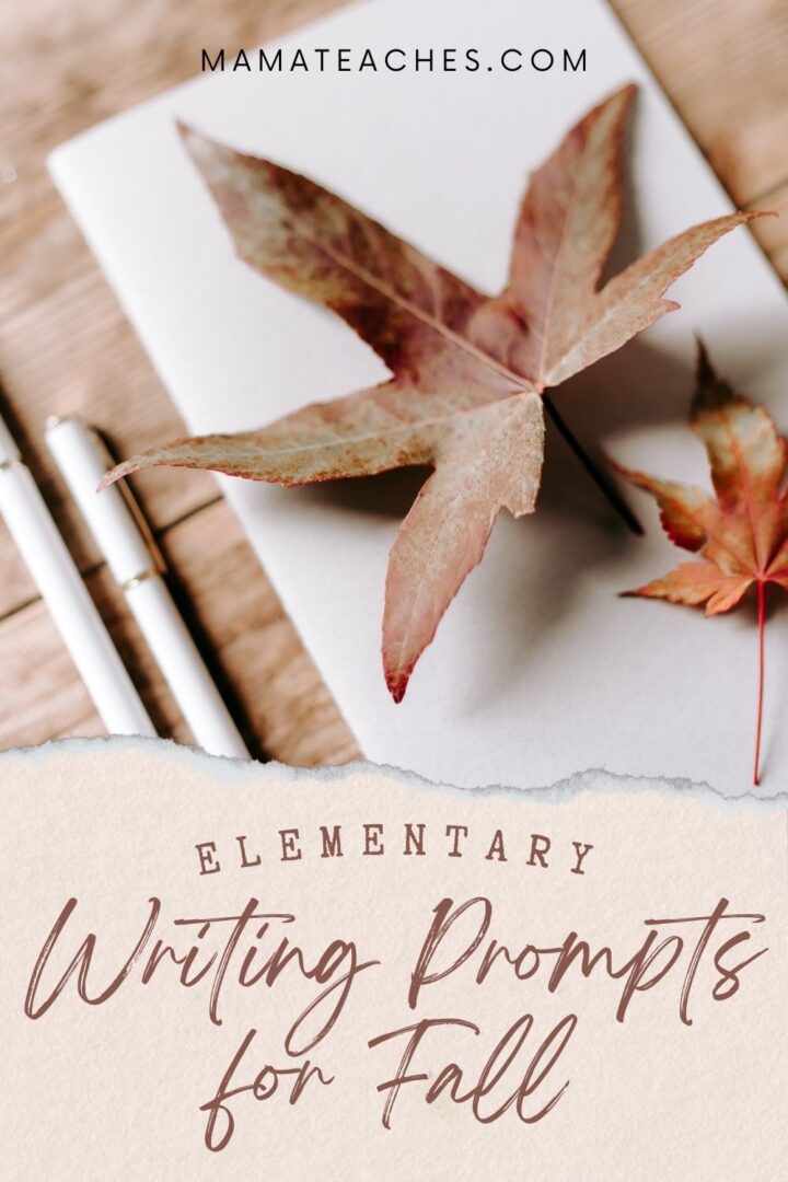 25 Fall Writing Prompts for Elementary Kids - Mama Teaches