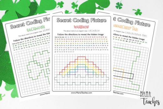St. Patrick's Day Coding Activities - Mama Teaches