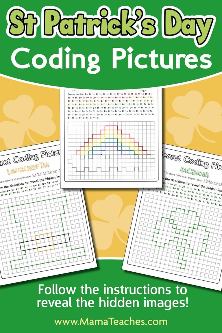 St. Patrick's Day Coding Activities - Mama Teaches