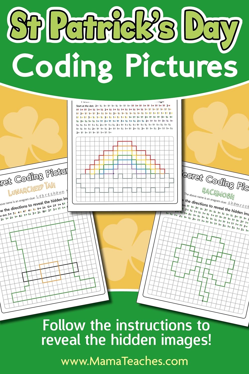 St. Patrick's Day Coding Activities - Mama Teaches