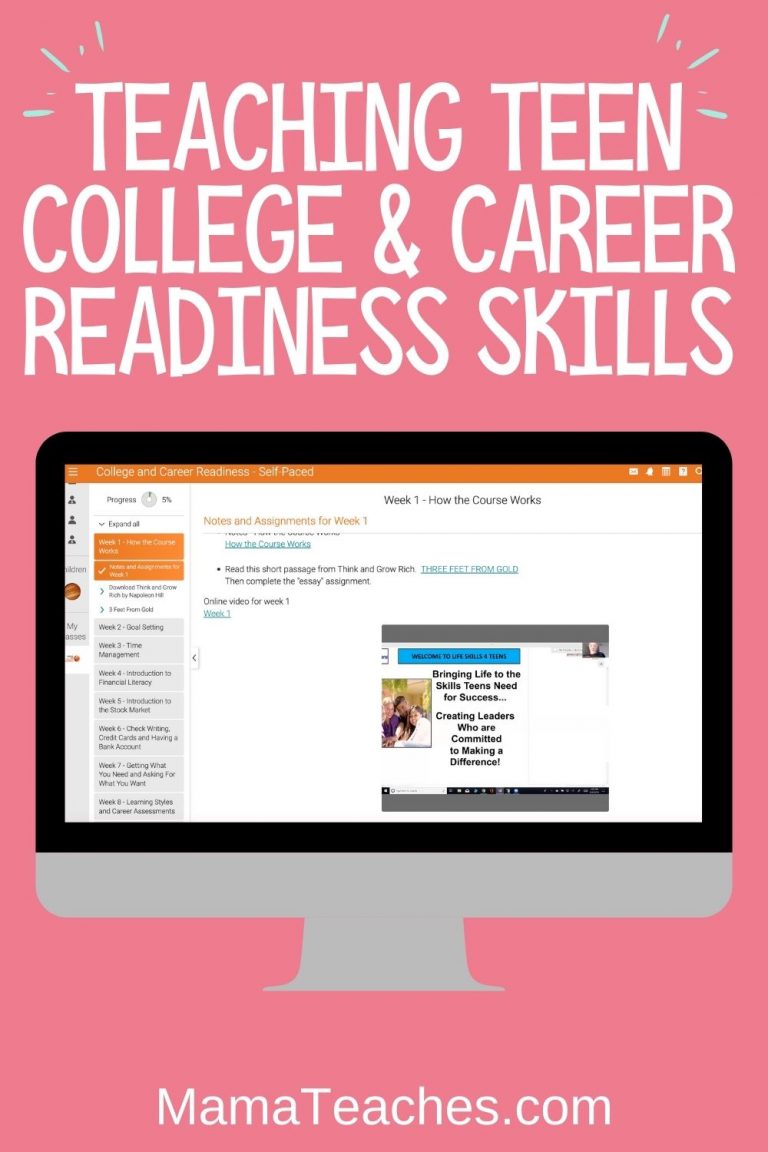 College and Career Readiness for High Schoolers - Mama Teaches