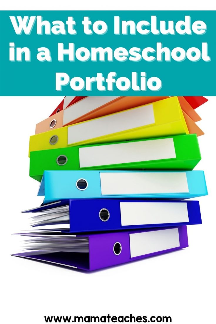 What to Include in a Homeschool Portfolio - Mama Teaches