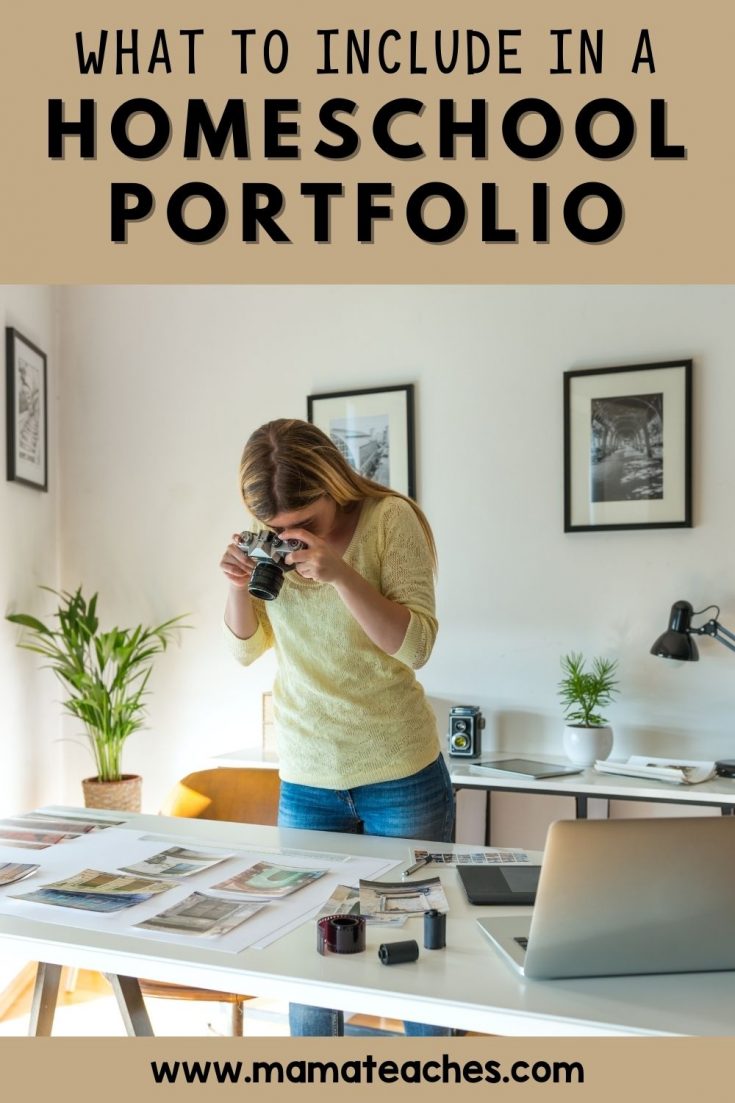What to Include in a Homeschool Portfolio - Mama Teaches