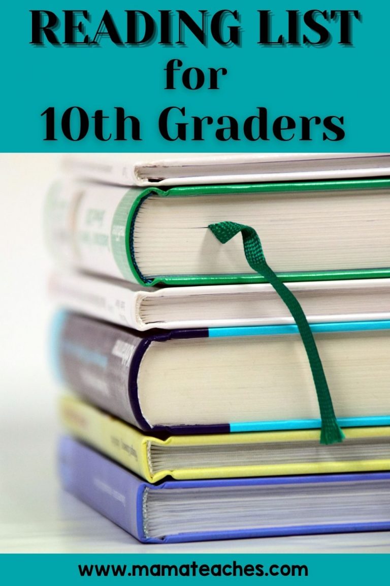 Reading List for 10th Graders - Mama Teaches
