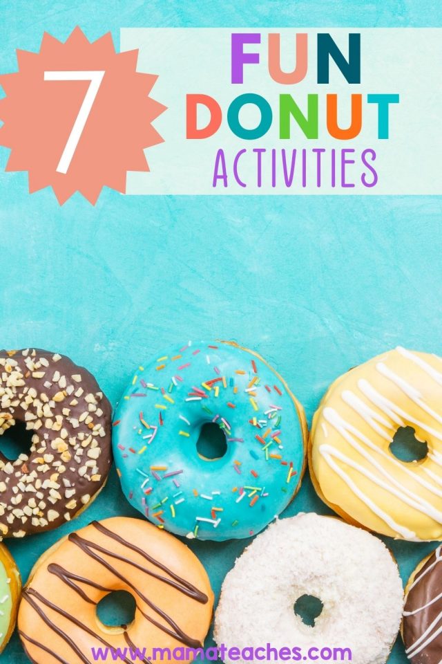 7 Fun Donut Activities - Mama Teaches