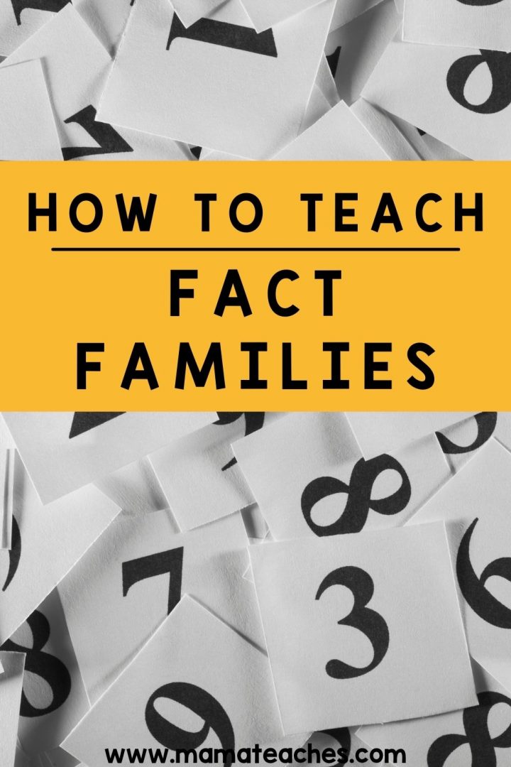 How to Teach Fact Families - Mama Teaches