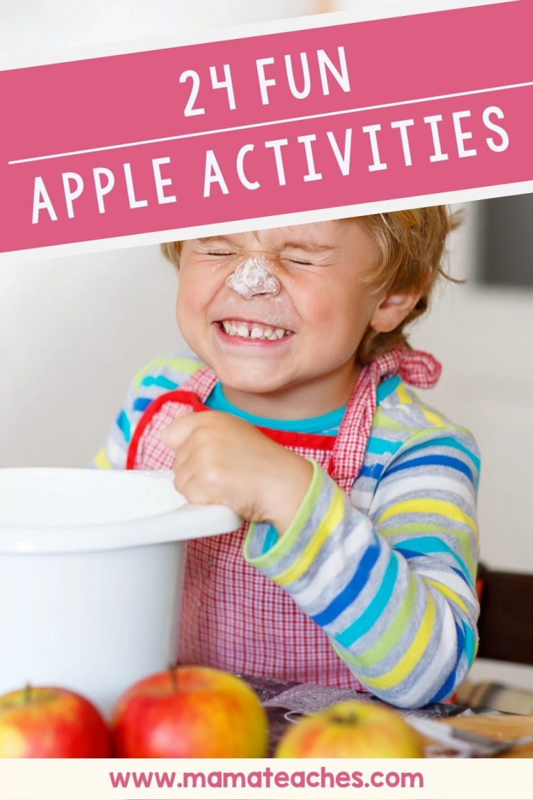 24 Fun Apple Activities - Mama Teaches