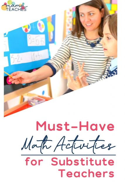 Must-Have Math Activities for Substitute Teachers - Mama Teaches