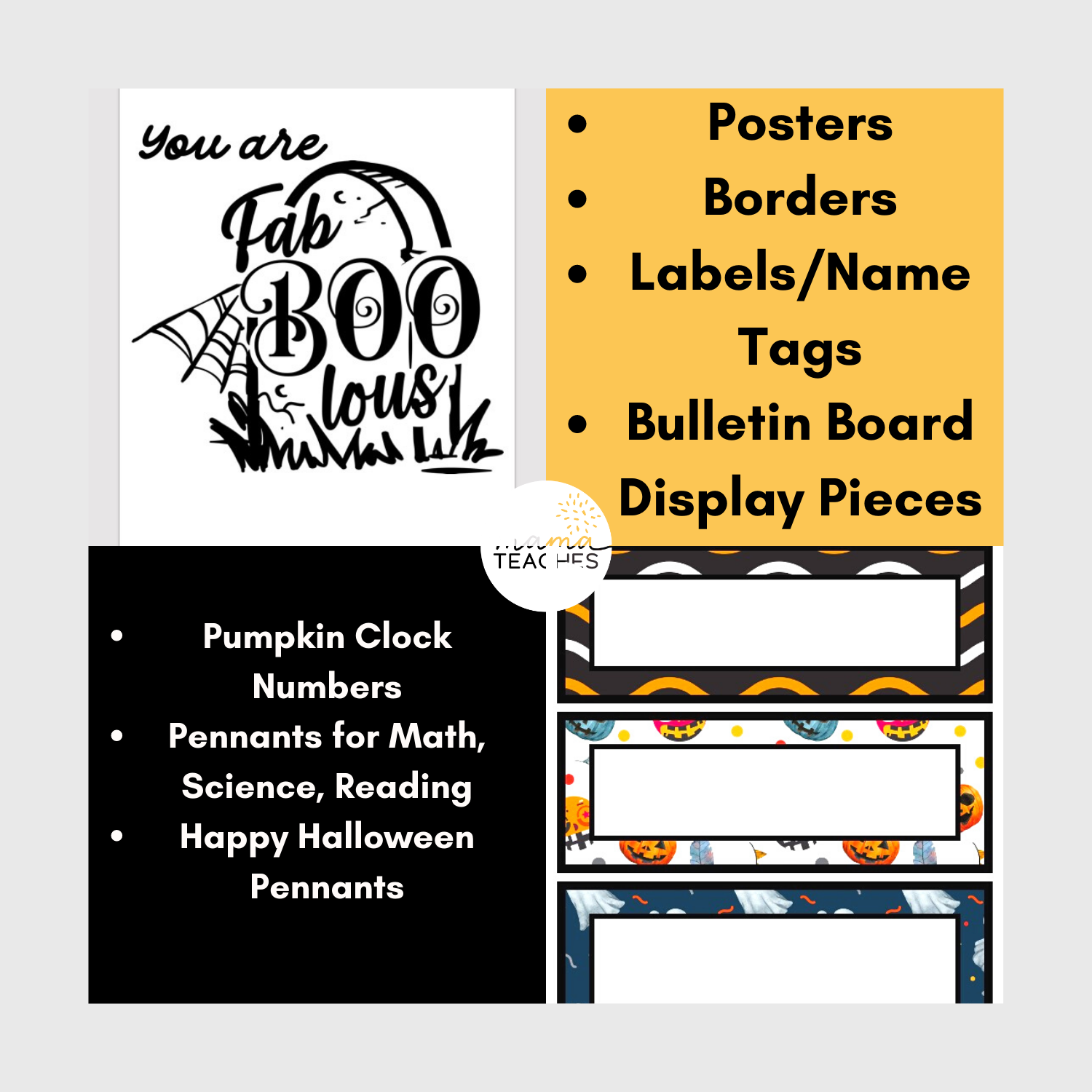 Last-Minute Halloween Decorations for the Classroom