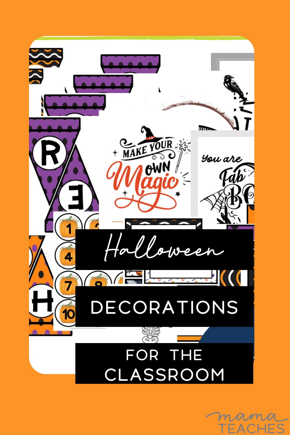 Last-Minute Halloween Decorations for the Classroom