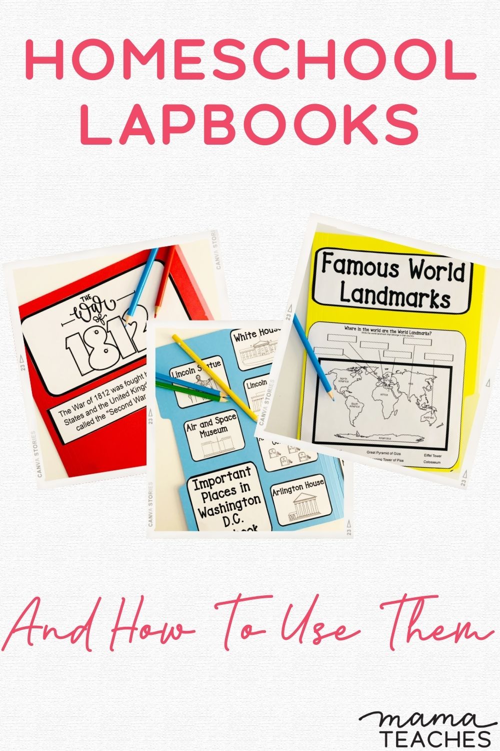 Homeschool Lapbooks and How to Use Them - Mama Teaches