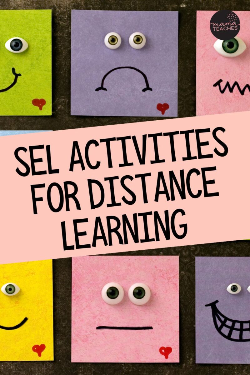 SEL Activities for Distance Learning - Mama Teaches