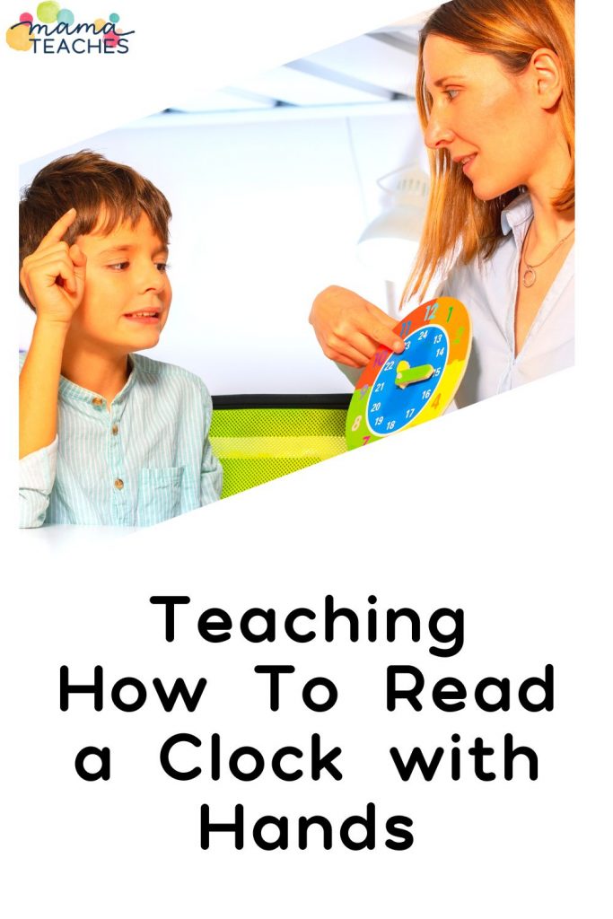 Teaching How To Read A Clock With Hands Mama Teaches Teaching How To Read A Clock With Hands Mama Teaches