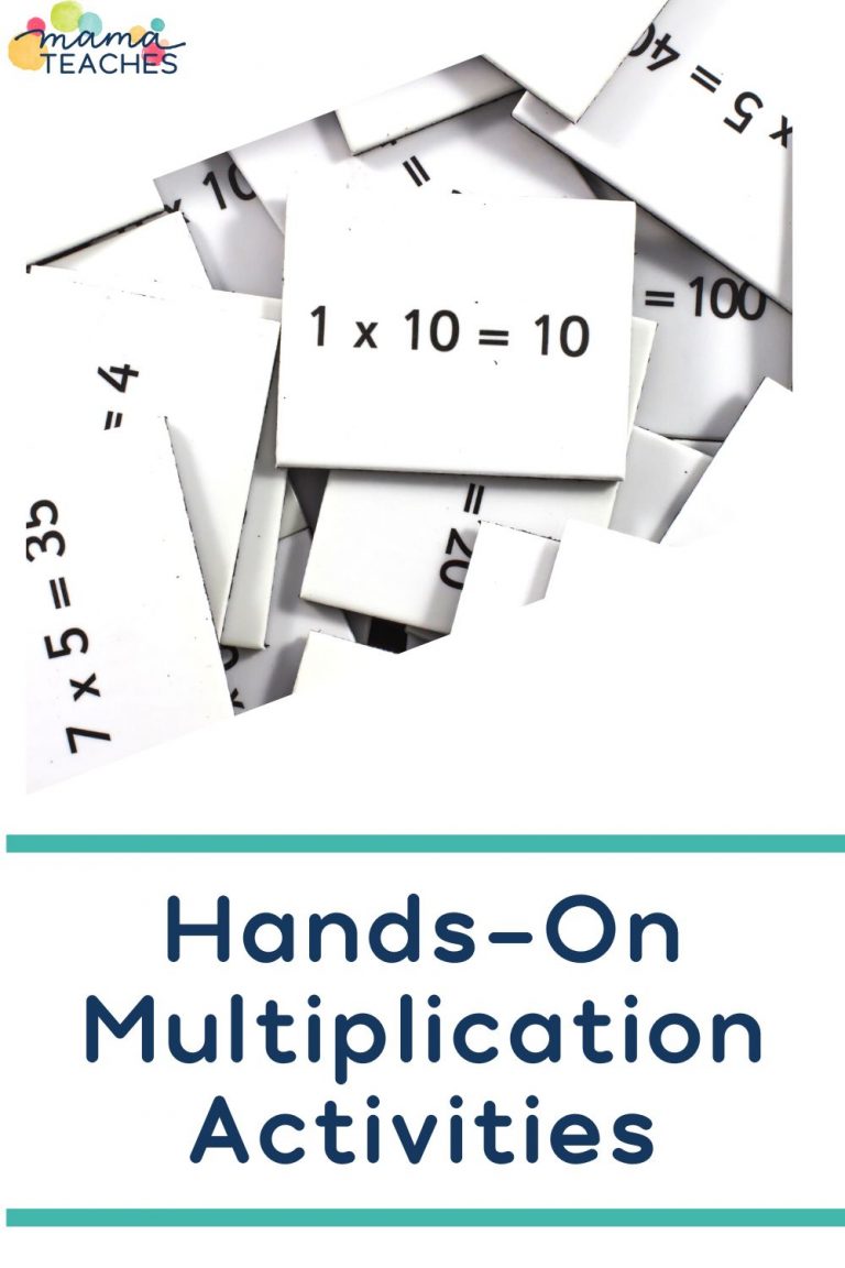 Hands-on Multiplication Activities - Mama Teaches