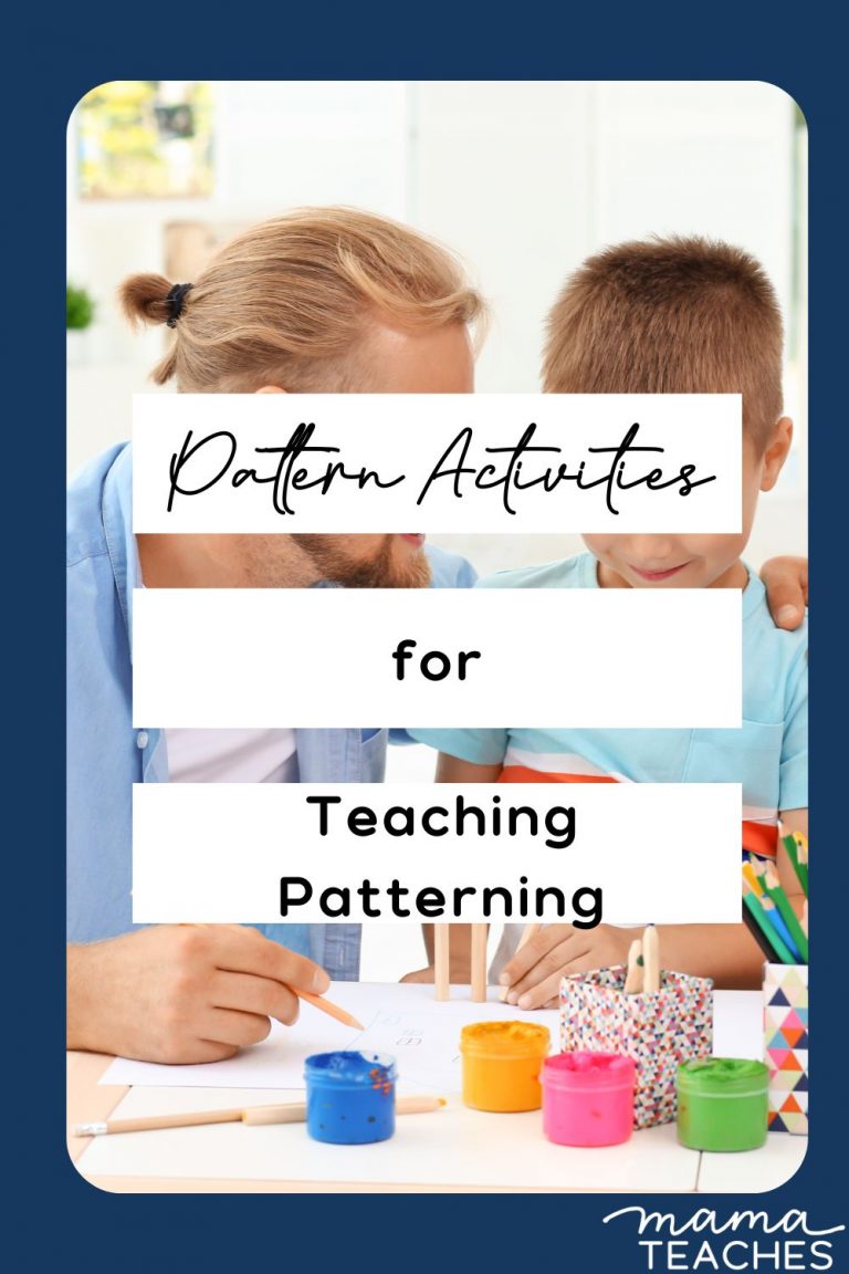 Pattern Activities for Teaching Patterning - Mama Teaches