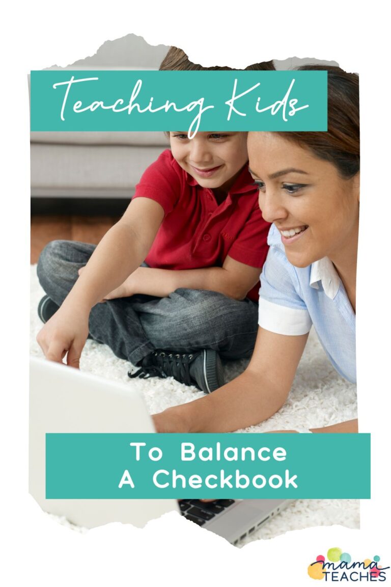 Teaching Kids to Balance a Checkbook - Mama Teaches