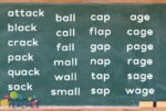 A Complete List of Word Families - Mama Teaches