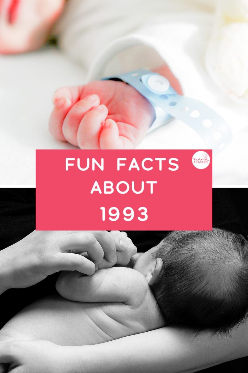 Fun Facts About 1993 - Mama Teaches