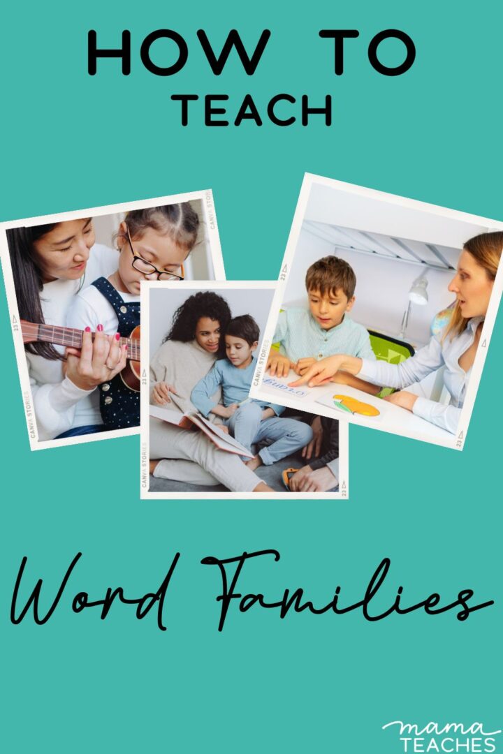 How to Teach Word Families - Mama Teaches