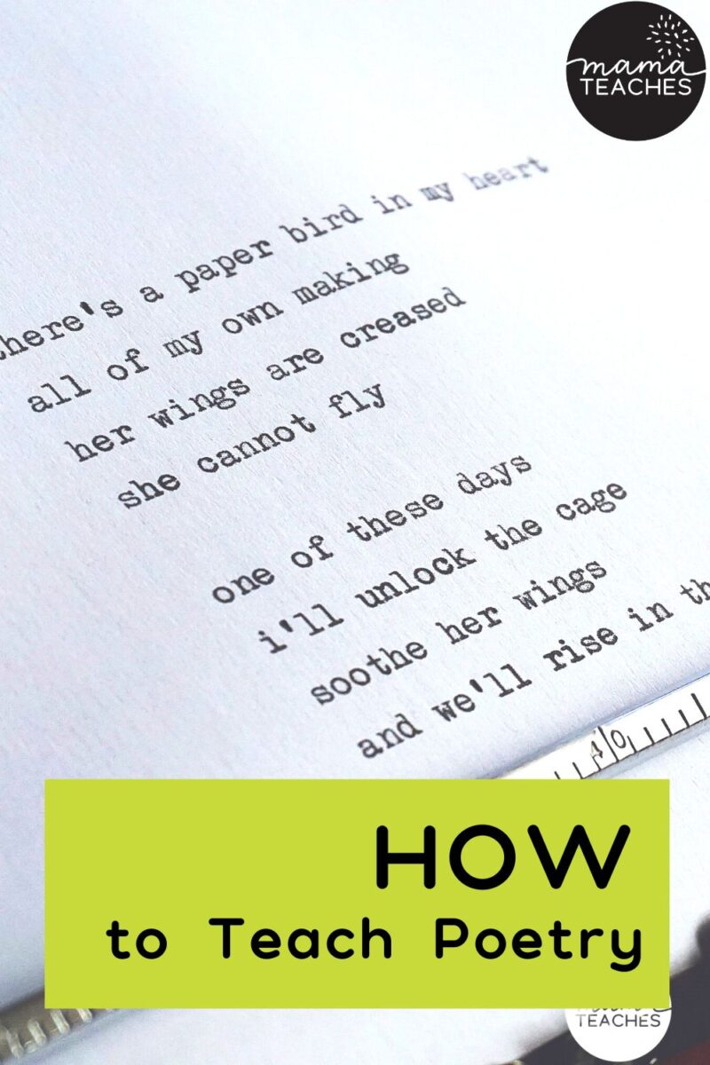 How to Teach Poetry - Mama Teaches