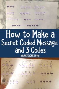 How to Make a Secret Coded Message and 3 Codes
