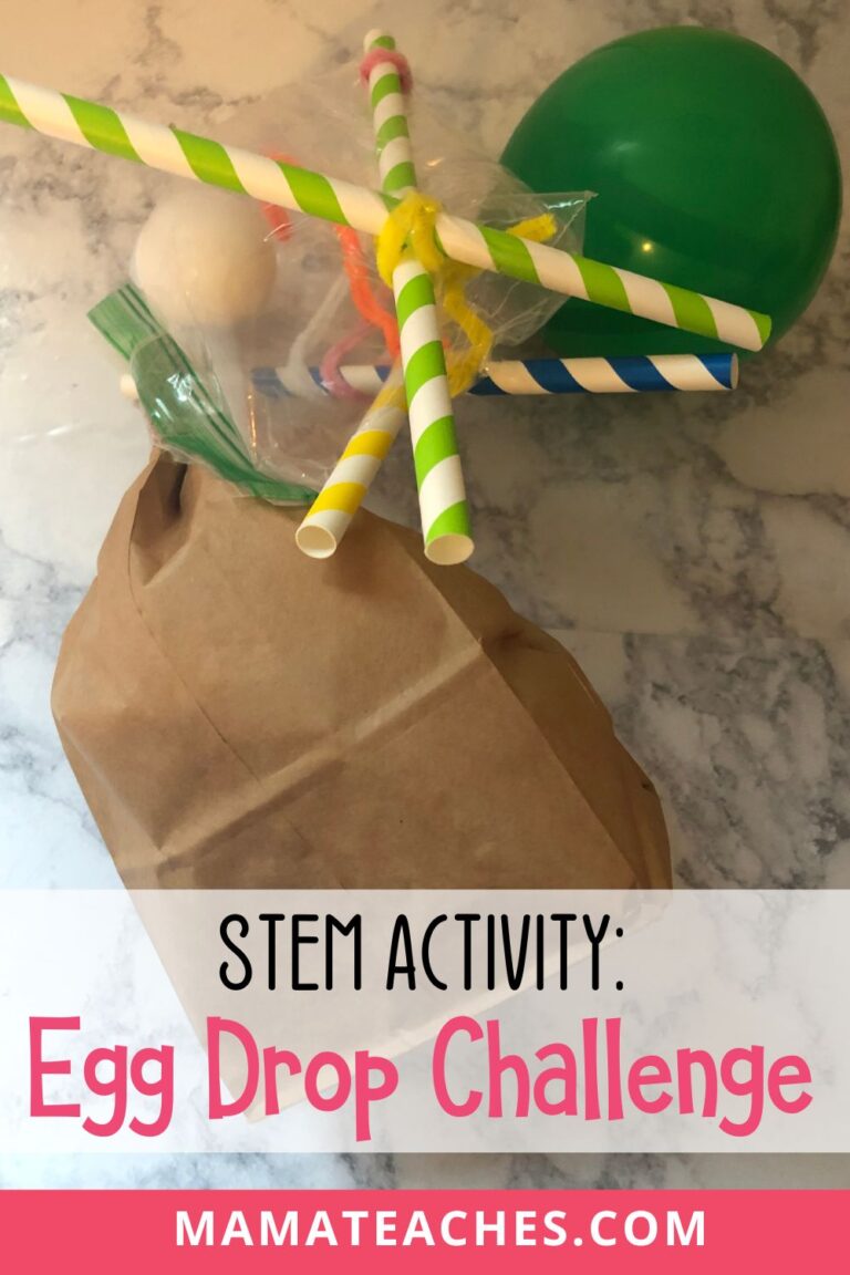 STEM Activity: Egg Drop Challenge - Mama Teaches