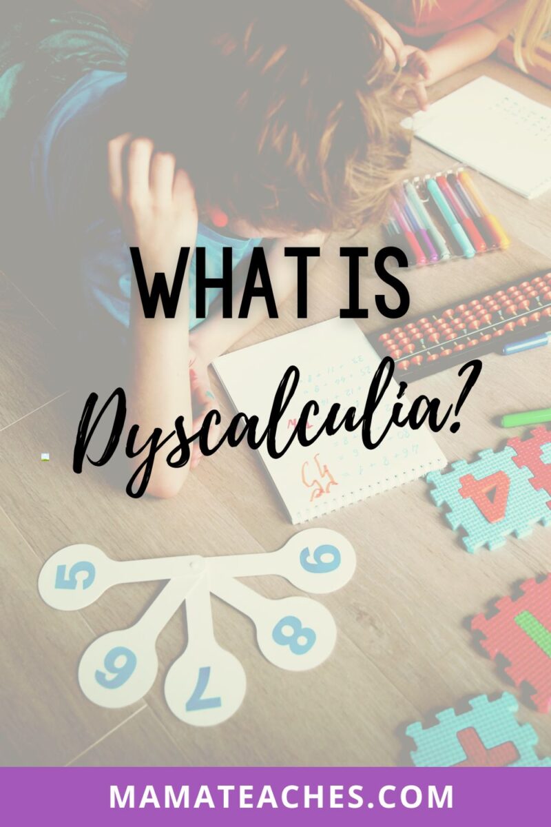 What Is Dyscalculia? - Mama Teaches