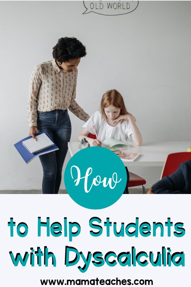 How to Help Students with Dyscalculia - Mama Teaches