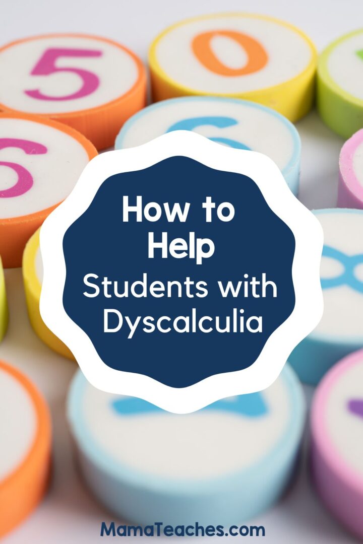 How to Help Students with Dyscalculia - Mama Teaches
