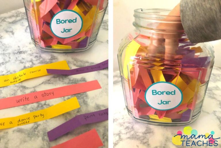 Bored Jars to Combat Summer Boredom - Mama Teaches