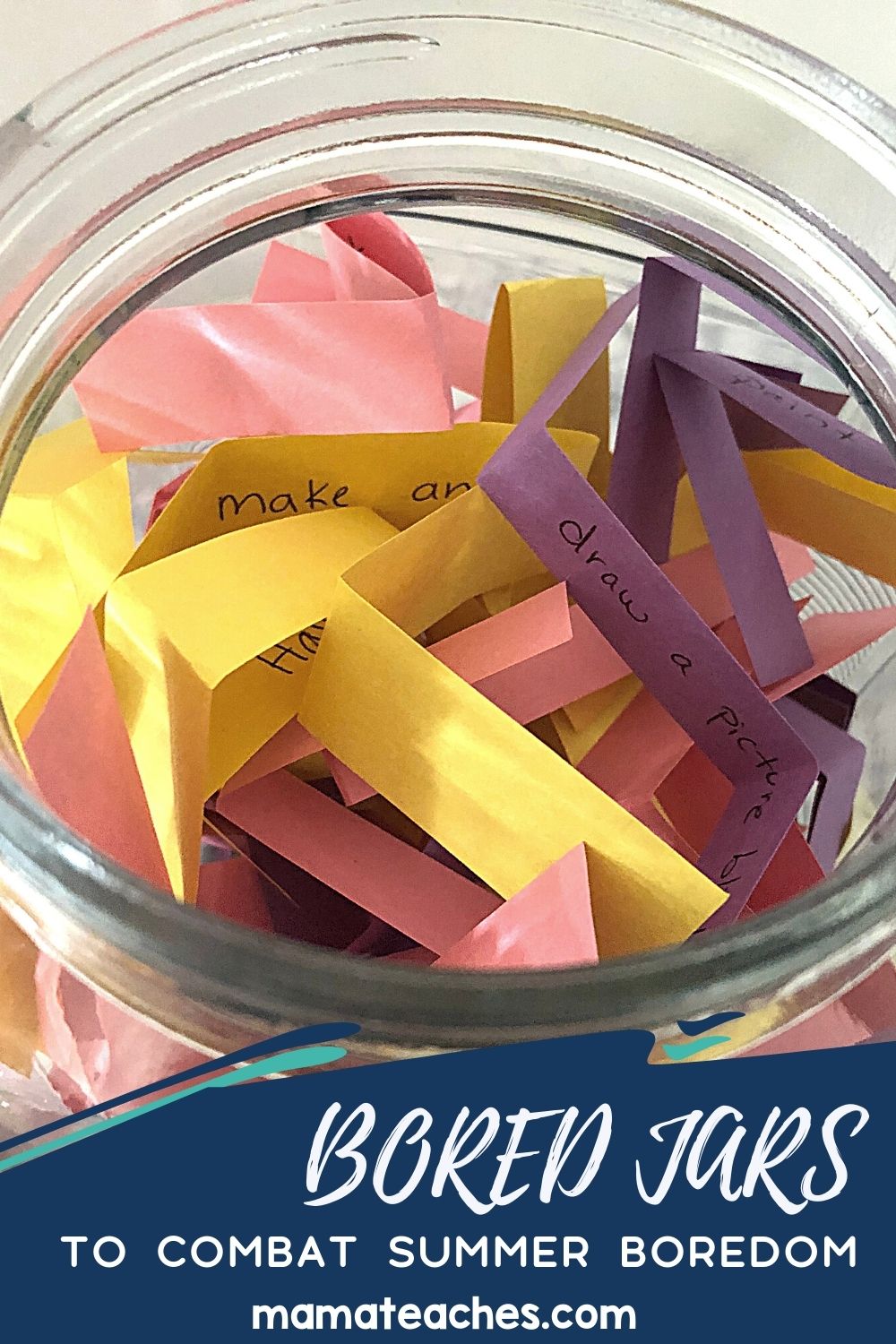 Bored Jars to Combat Summer Boredom - Mama Teaches