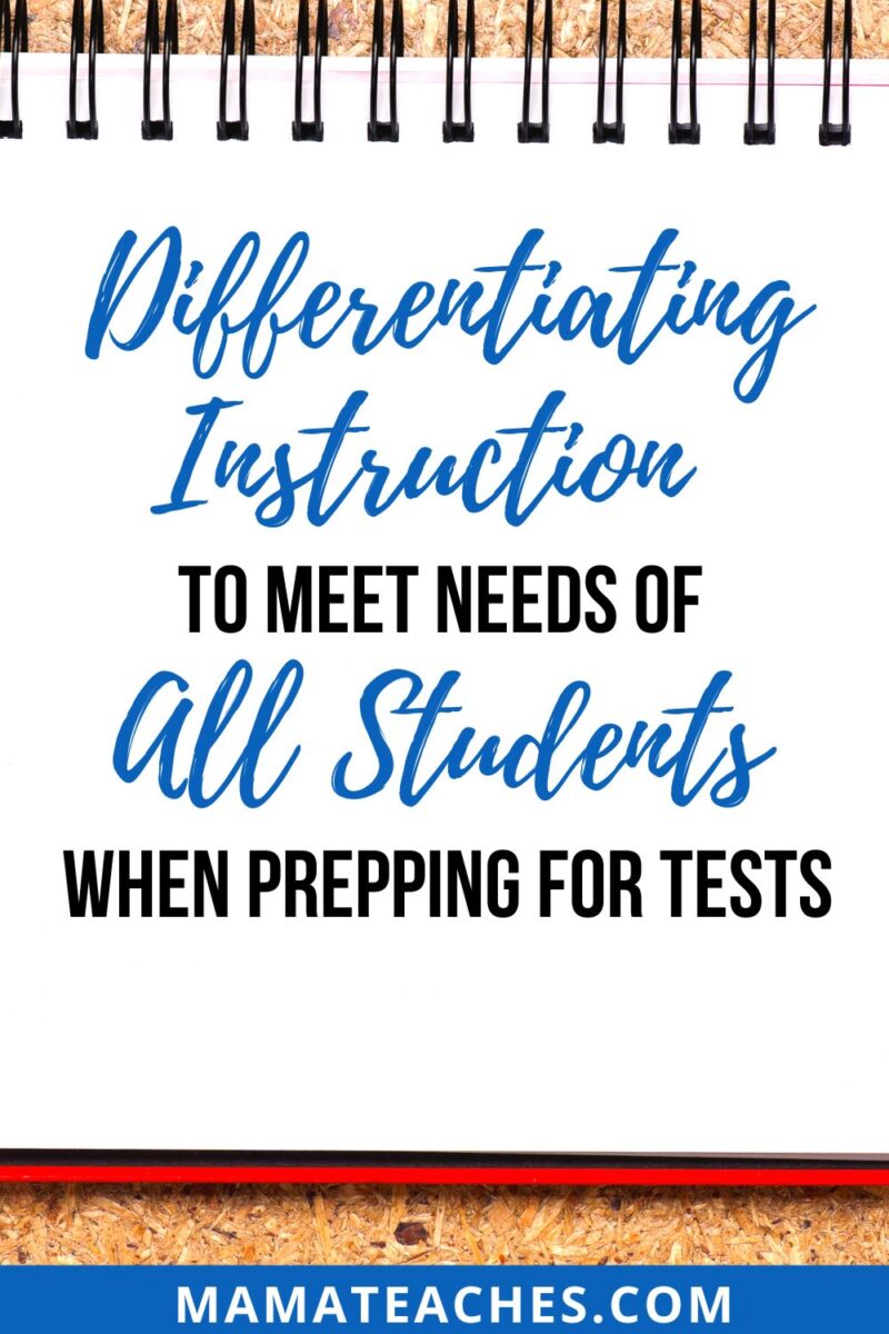 Differentiating Instruction to Meet Needs of All Students When Prepping ...