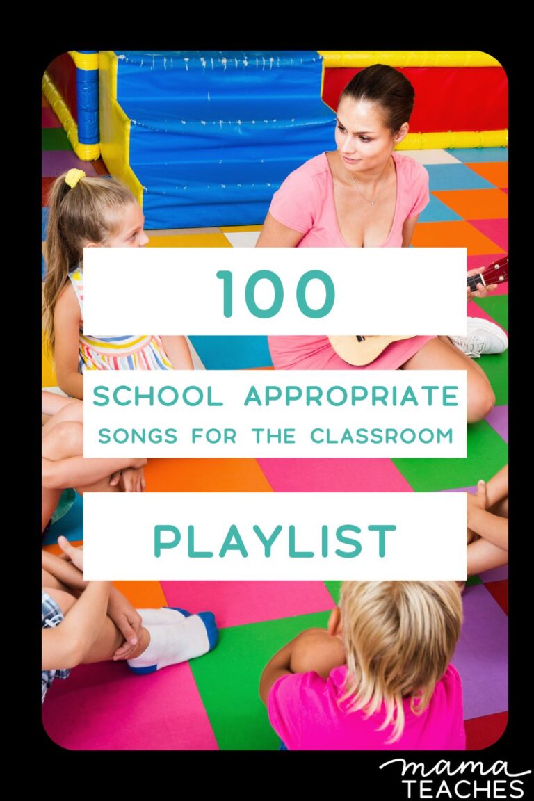 100 School Appropriate Songs for the Classroom Playlist