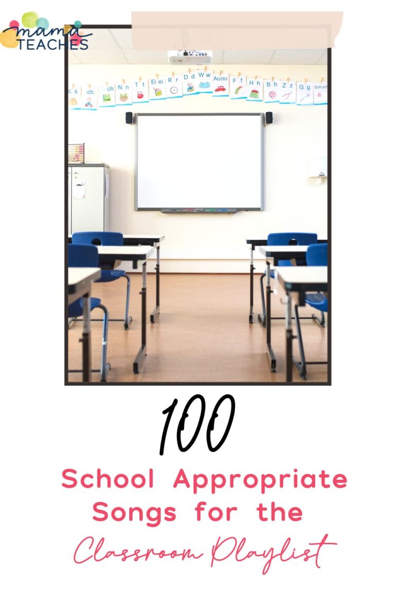 100 School Appropriate Songs for the Classroom Playlist