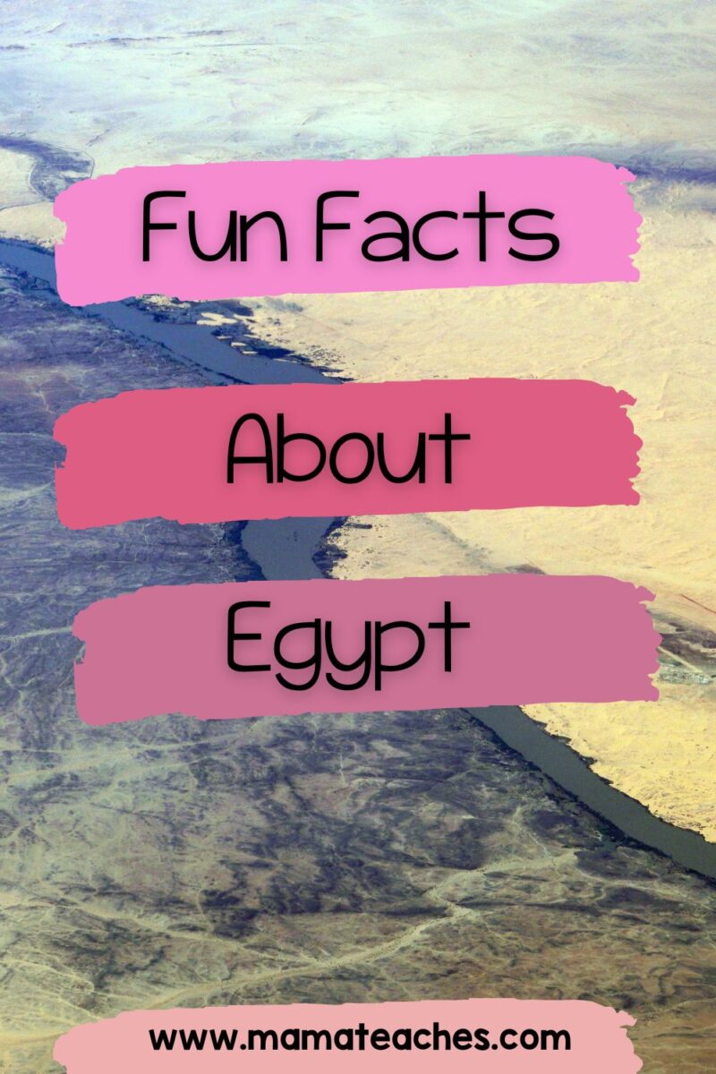 Fun Facts About Egypt - Mama Teaches