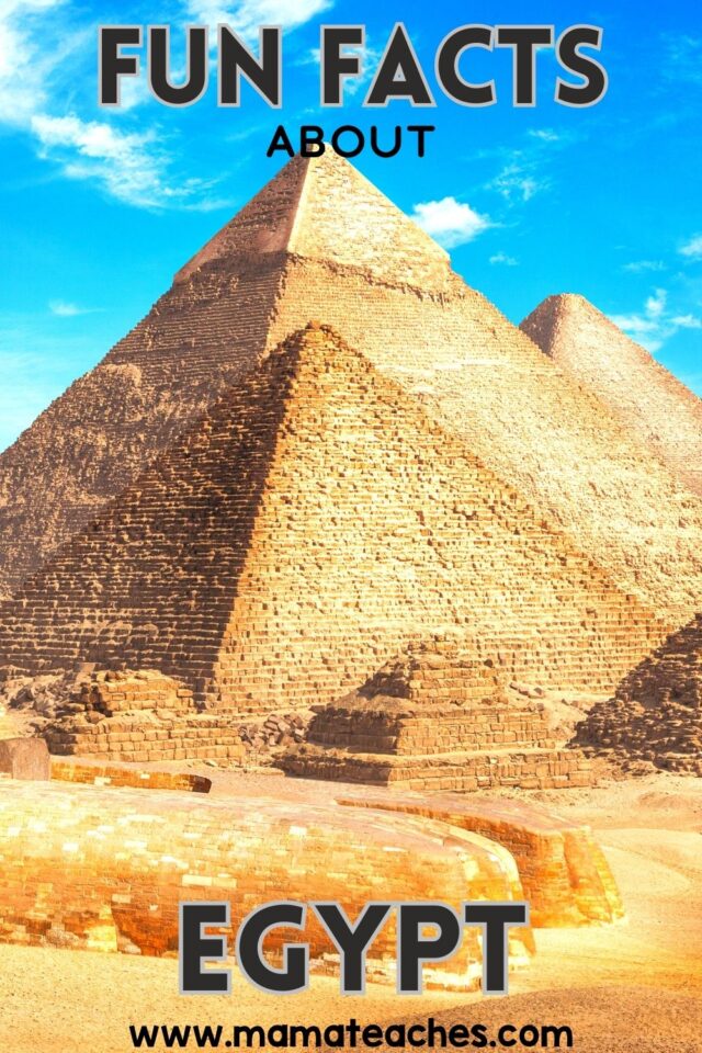 Fun Facts About Egypt - Mama Teaches