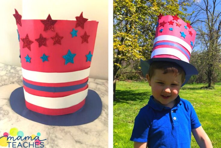 Fourth of July Hat Craft - Mama Teaches