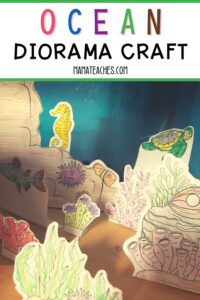 Ocean Diorama Craft (and Free Printable) - Mama Teaches