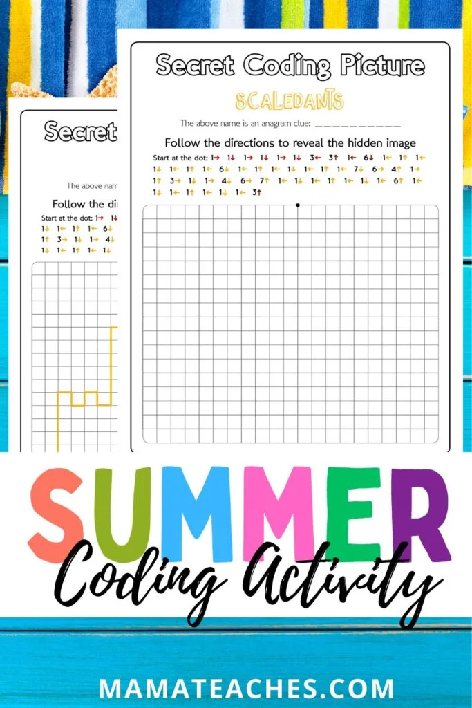 Summer Coding Activity Mama Teaches Summer Coding Activity Mama Teaches