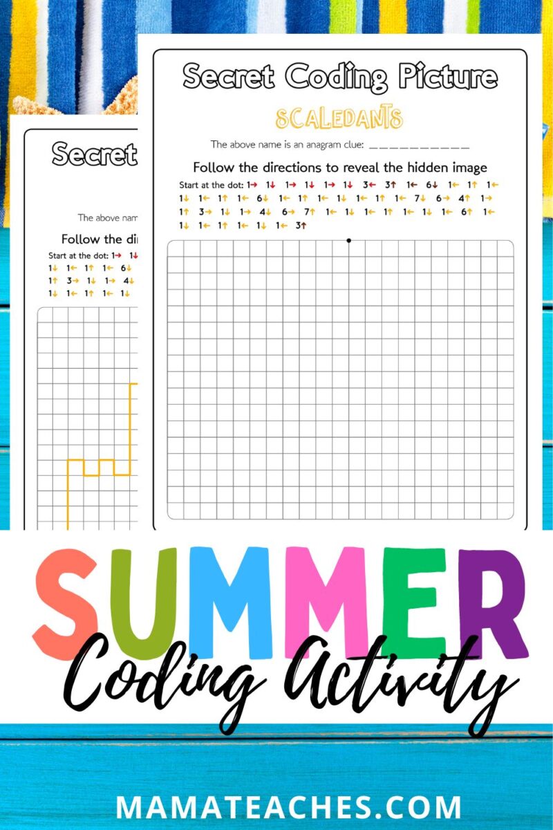 Summer Coding Activity - Mama Teaches