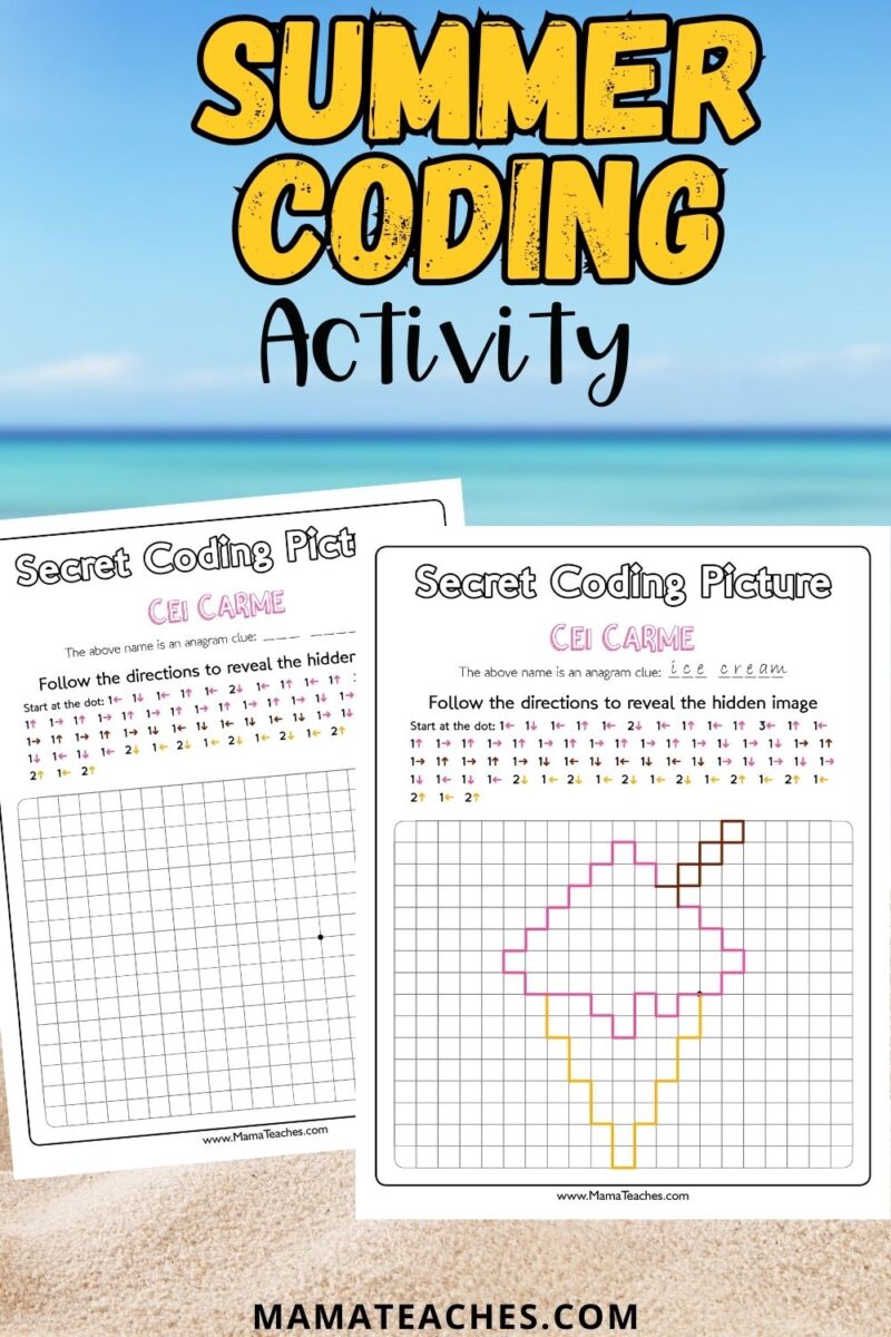 Summer Coding Activity - Mama Teaches
