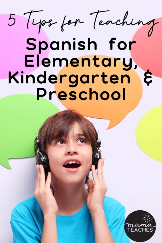 Spanish for Homeschool Elementary, Kindergarten & Preschool