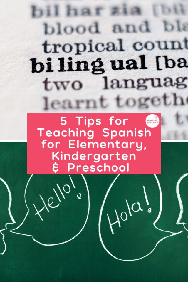 Spanish for Homeschool Elementary, Kindergarten & Preschool