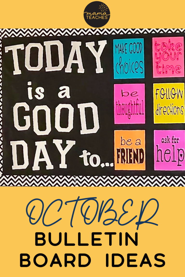 October Bulletin Board Ideas - Mama Teaches