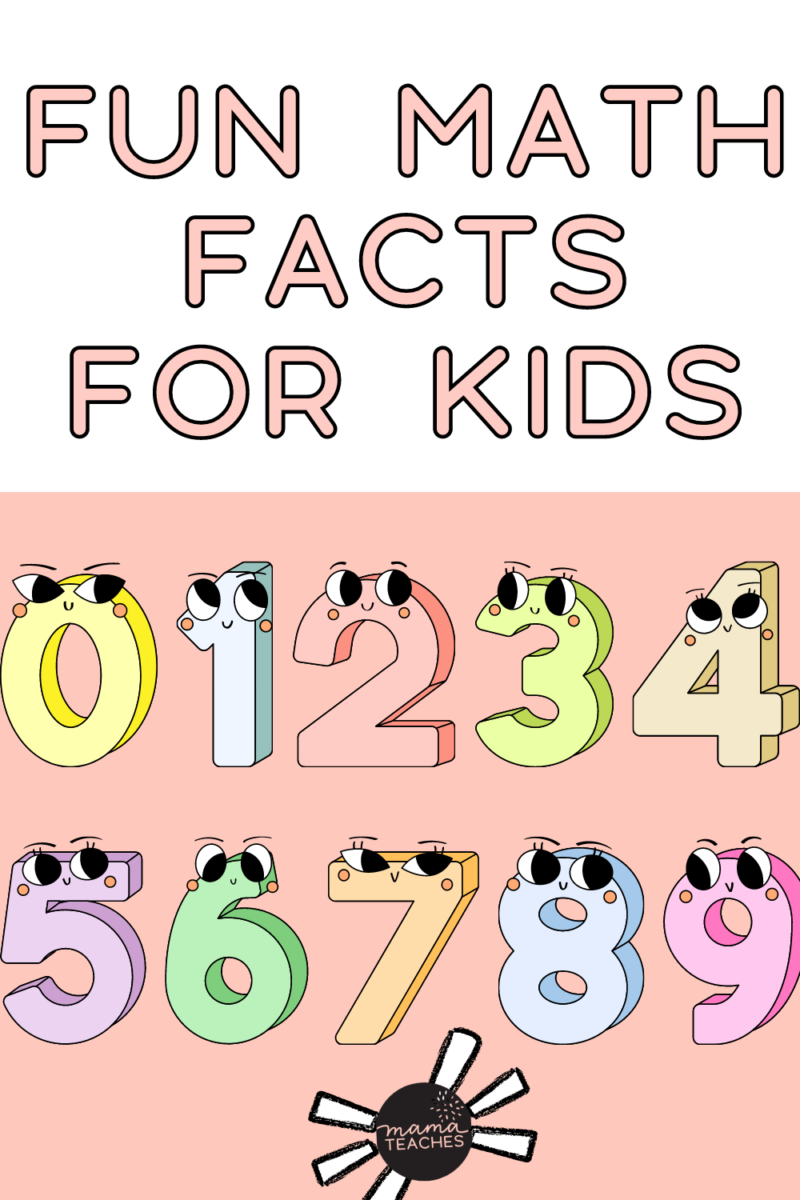 Fun Math Facts for Kids - Mama Teaches