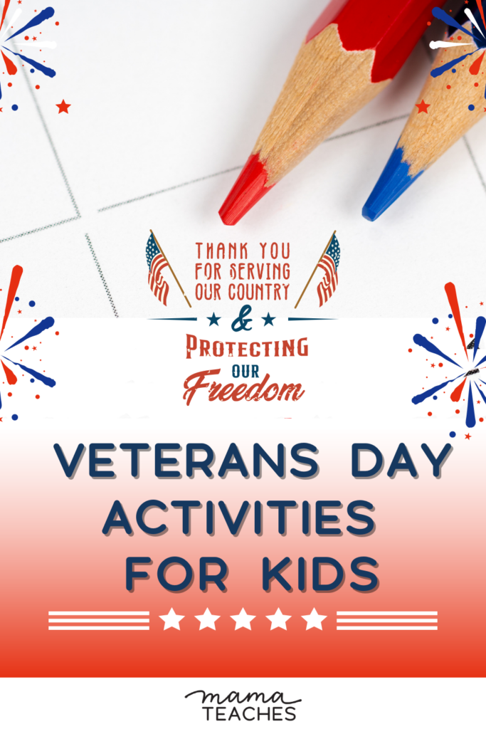 Veterans Day Activities for Kids - Mama Teaches