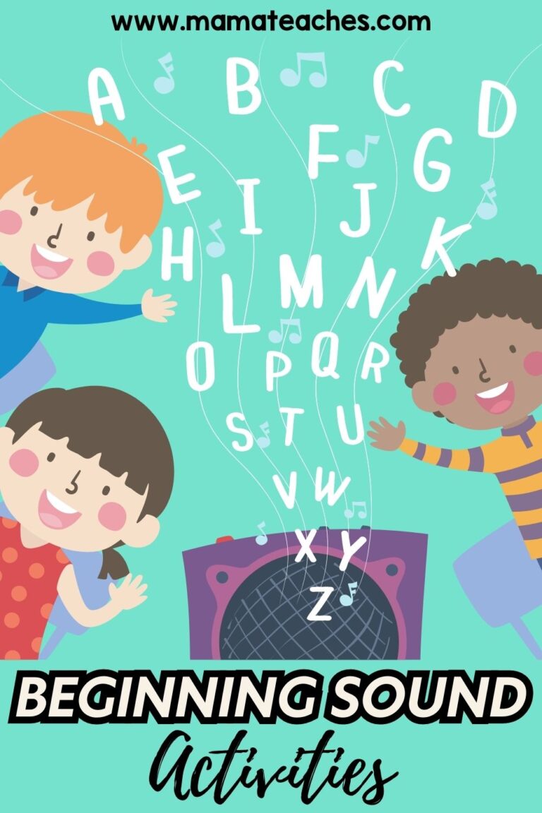 Beginning Sound Activities - Mama Teaches