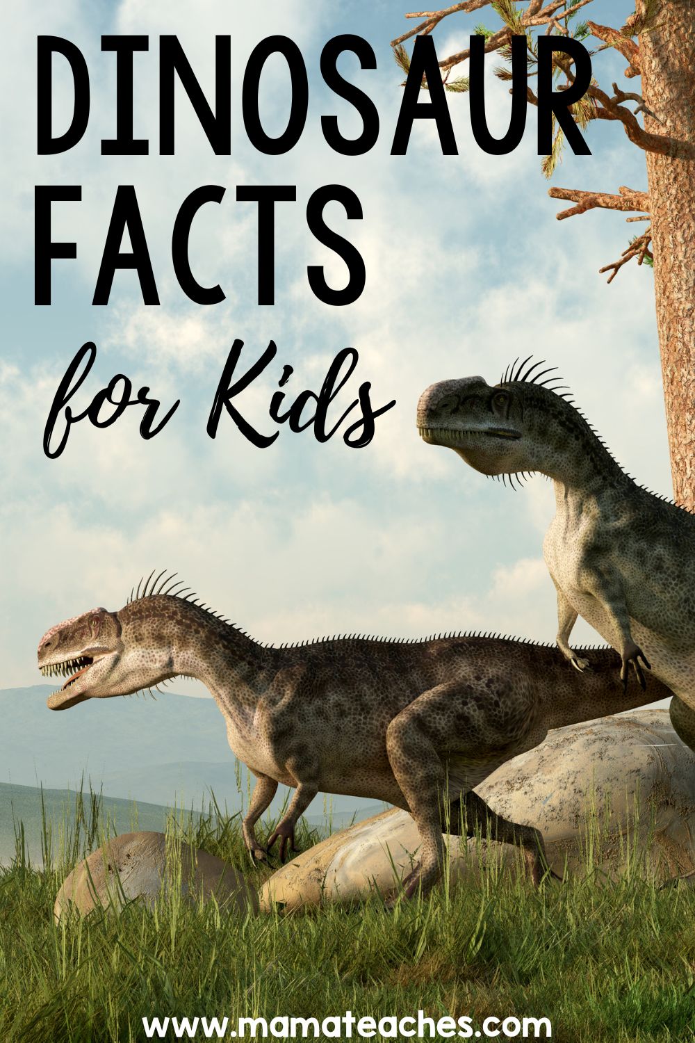 Dinosaur Facts for Kids - Mama Teaches