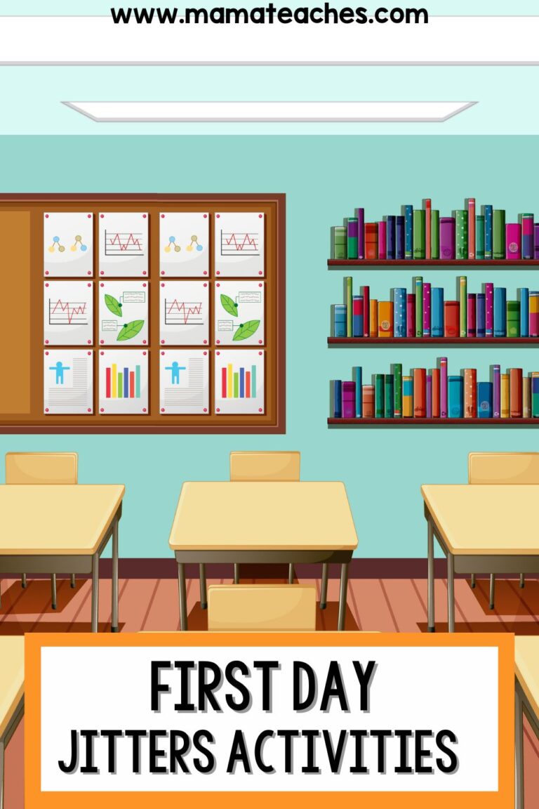 First Day Jitters Activities - Mama Teaches